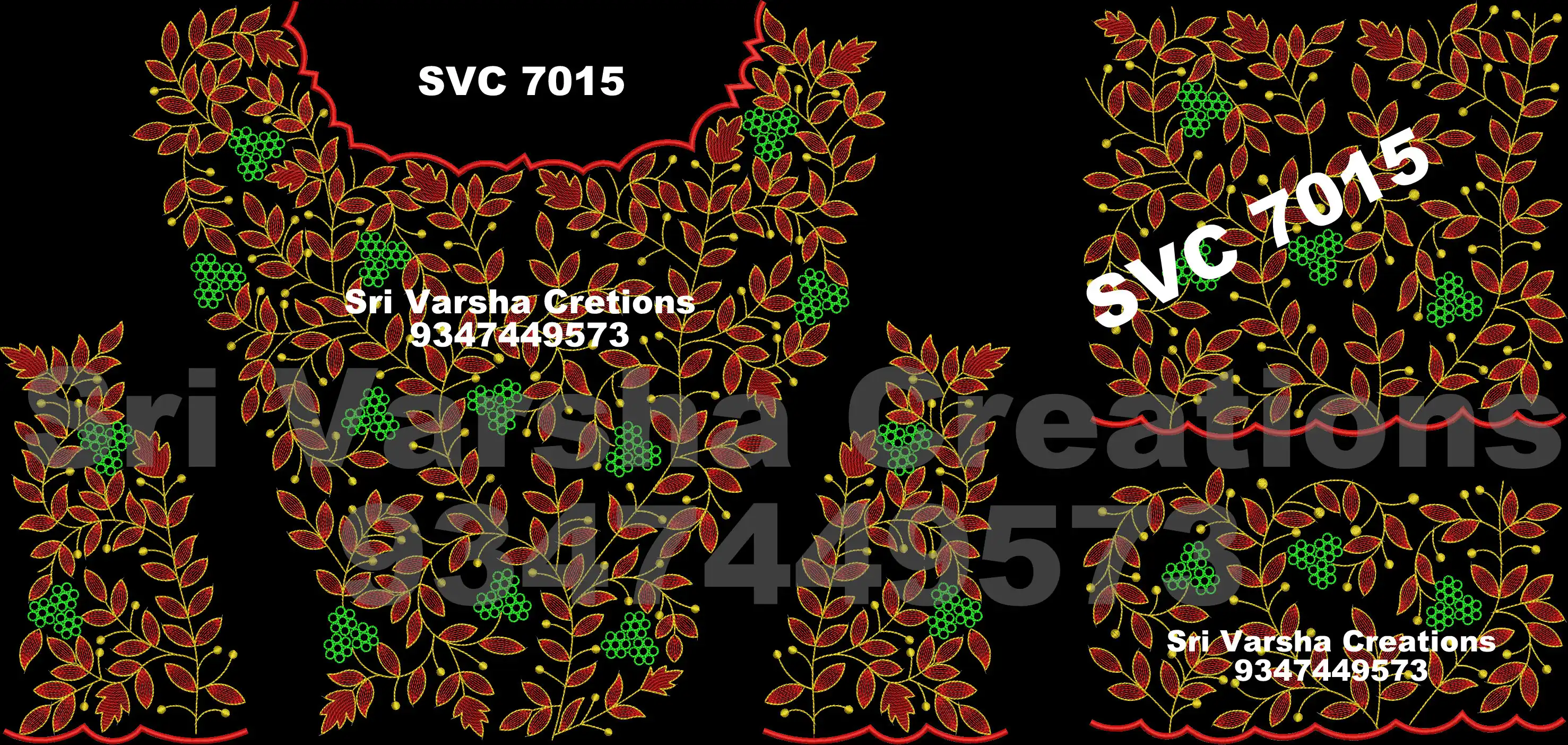 Sri Varsha Creations | Premium Computer Embroidery Designs at ...